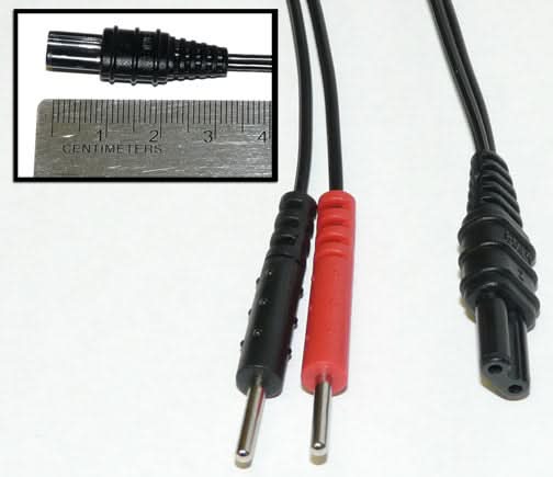 48" Straight Double Female Socket to Pin Lead - 2/Pkg — MEDELCO